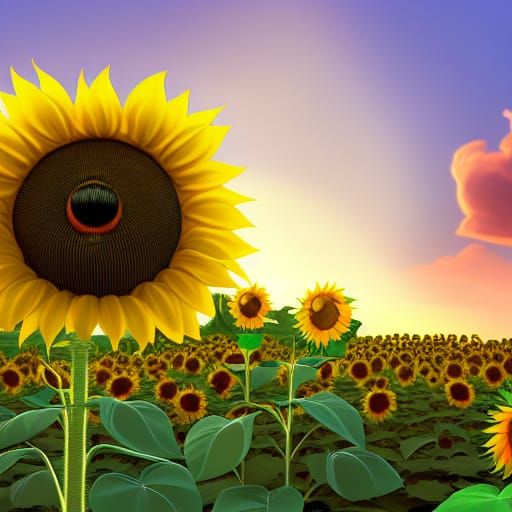 sunflower with buff arms in mexico - AI Generated Artwork - NightCafe ...