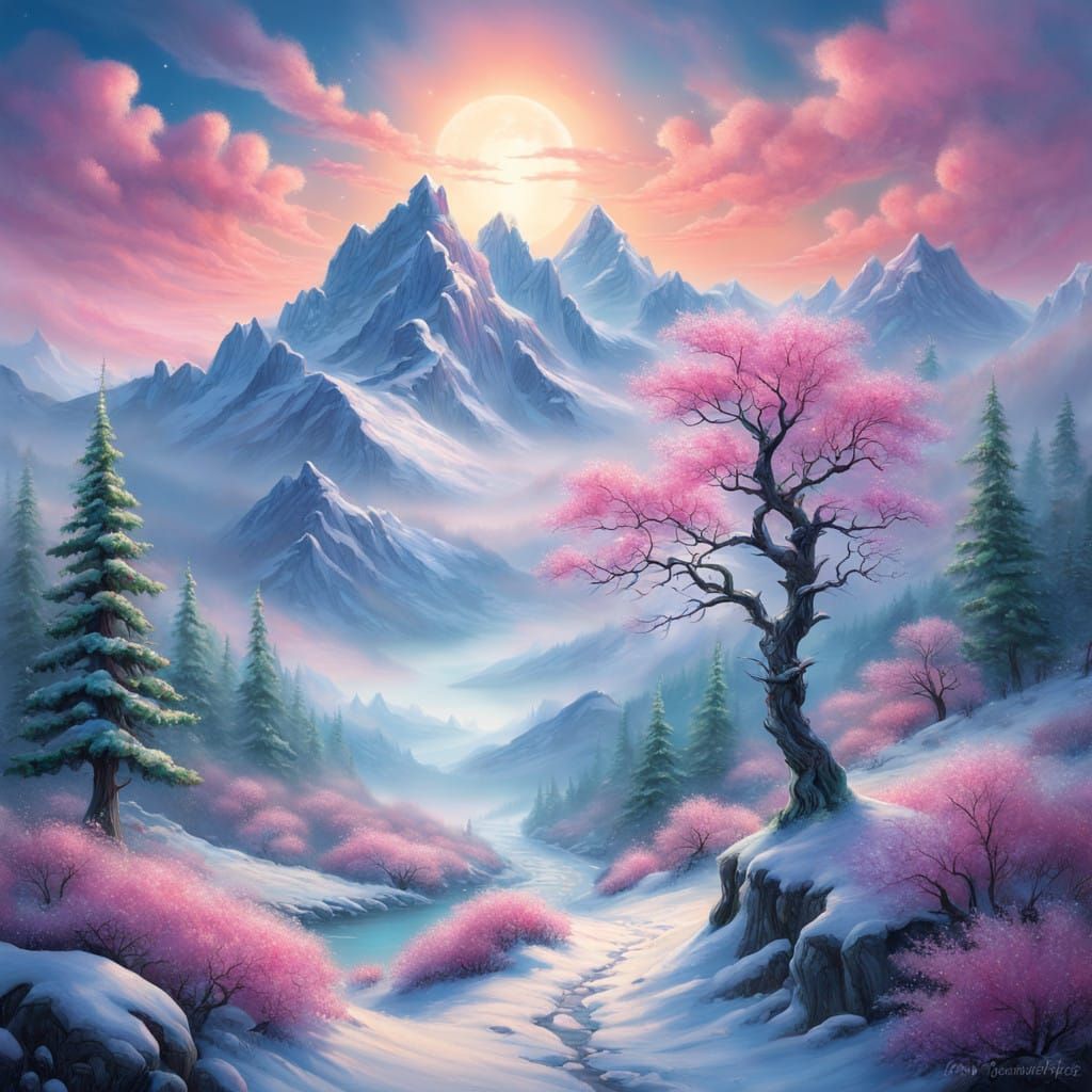 Winter scene - Winter scene