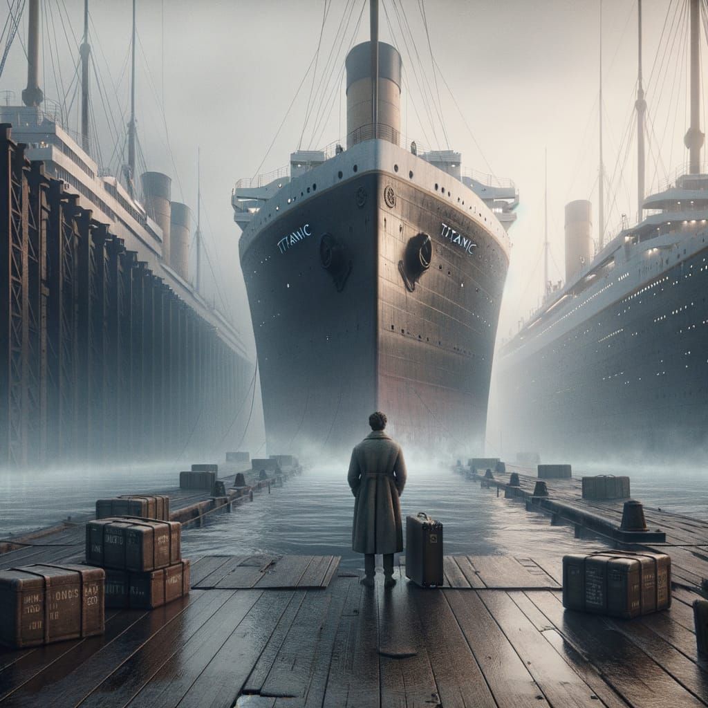Luck: missing the Titanic - AI Generated Artwork - NightCafe Creator
