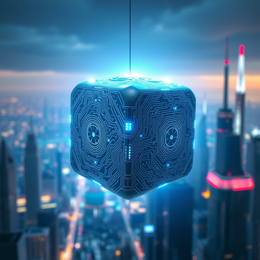 operation warp seed cube - Futuristic Seed Cube Radiates Oth...