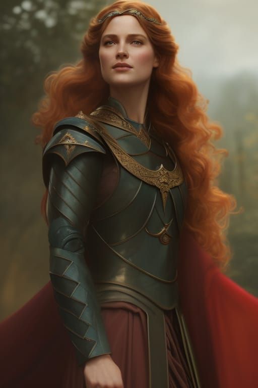 Eowyn princess Rohan, Lord of the rings, ball gown attire, head and ...