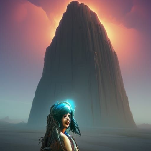 Writing Prompt: The Monolith in the Desert | by Warren "Storyteller ...