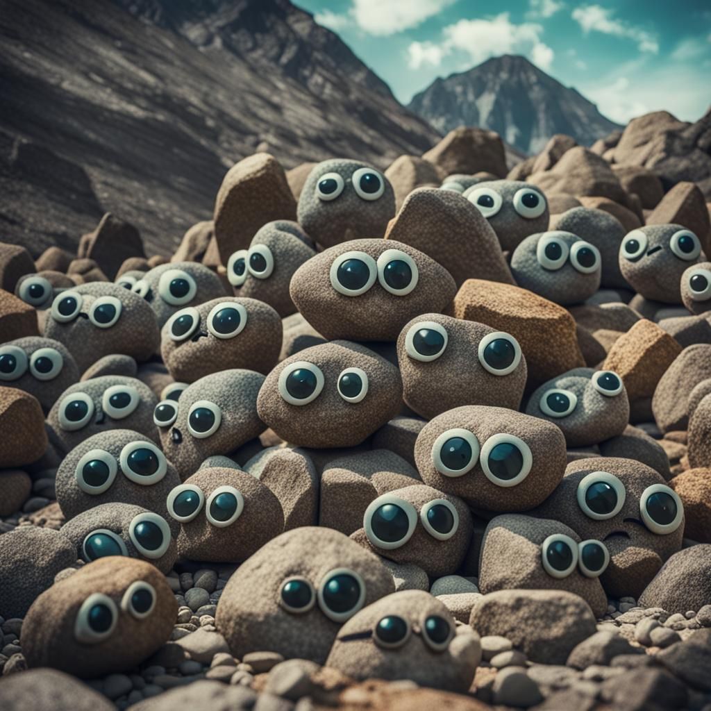 Every Rock, Everywhere, All At Once 🪨 👀 - AI Generated Artwork ...