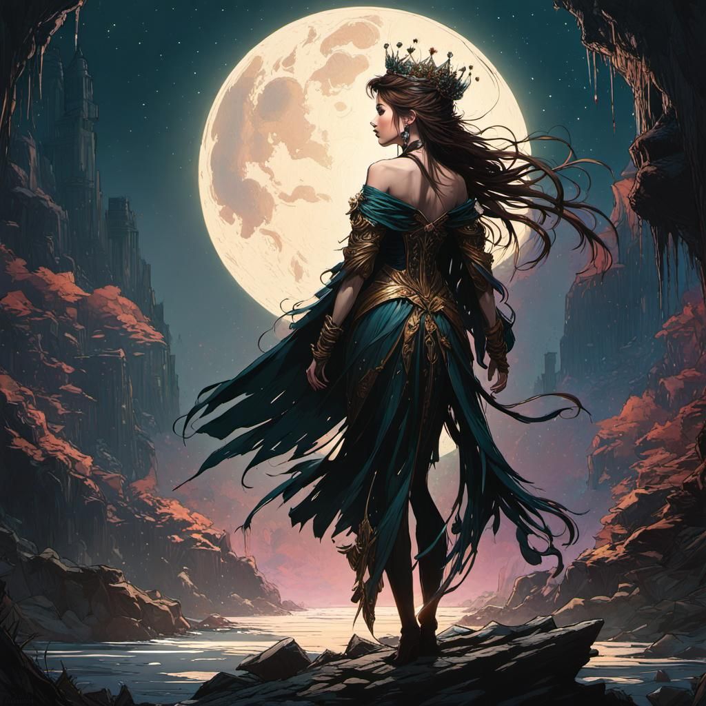 The Wandering Princess - AI Generated Artwork - NightCafe Creator