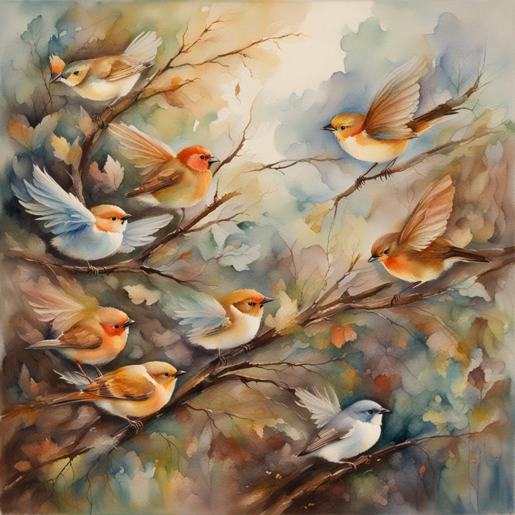 Flutter. - AI Generated Artwork - NightCafe Creator