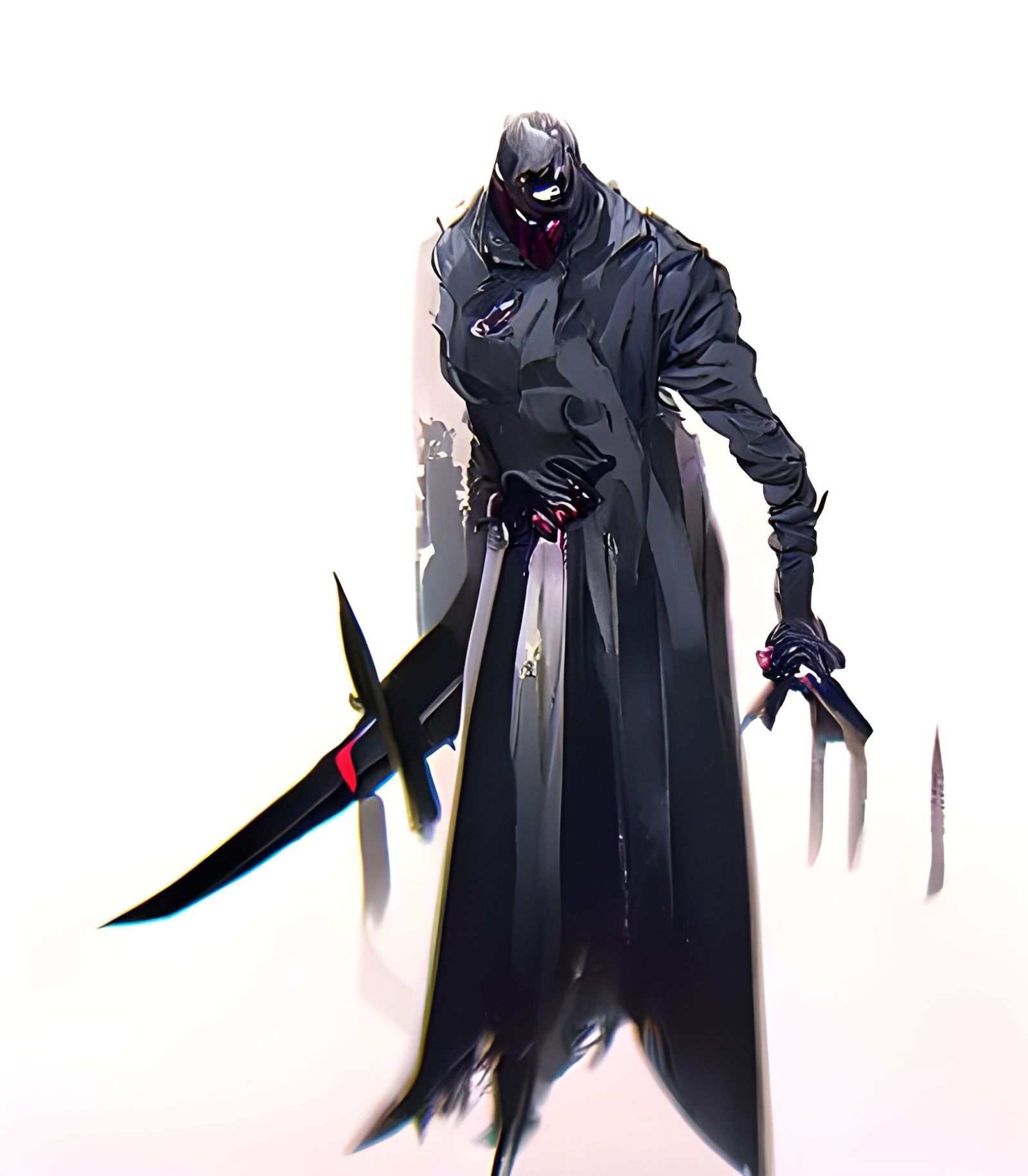 Black knife assassin - AI Generated Artwork - NightCafe Creator