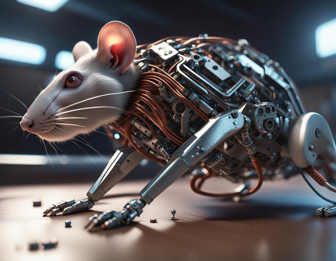 first draft of the domestic rat - AI Generated Artwork - NightCafe Creator