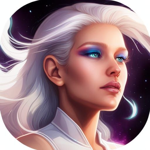 space/girl - AI Generated Artwork - NightCafe Creator