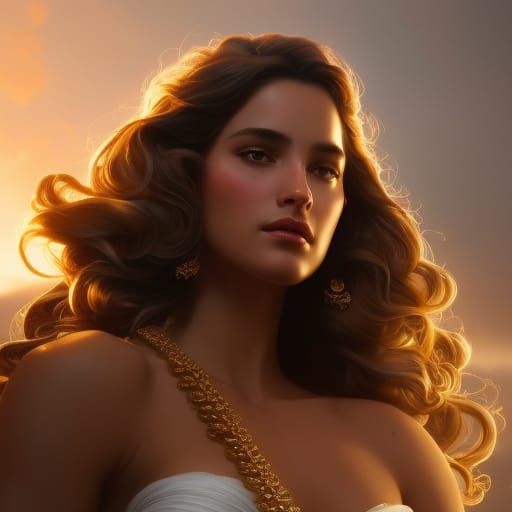 Goddess Aphrodite - AI Generated Artwork - NightCafe Creator
