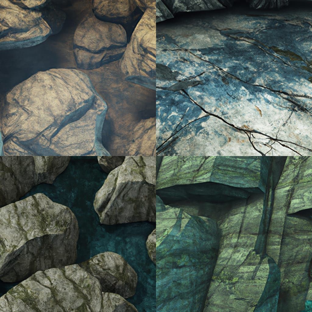 rock texture, stone, video game texture, 4k, stylized, in the style of ...