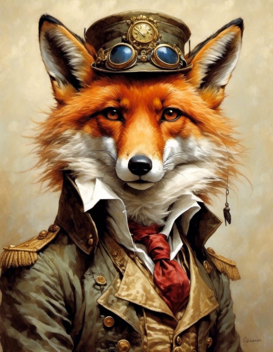 General Fox - AI Generated Artwork - NightCafe Creator