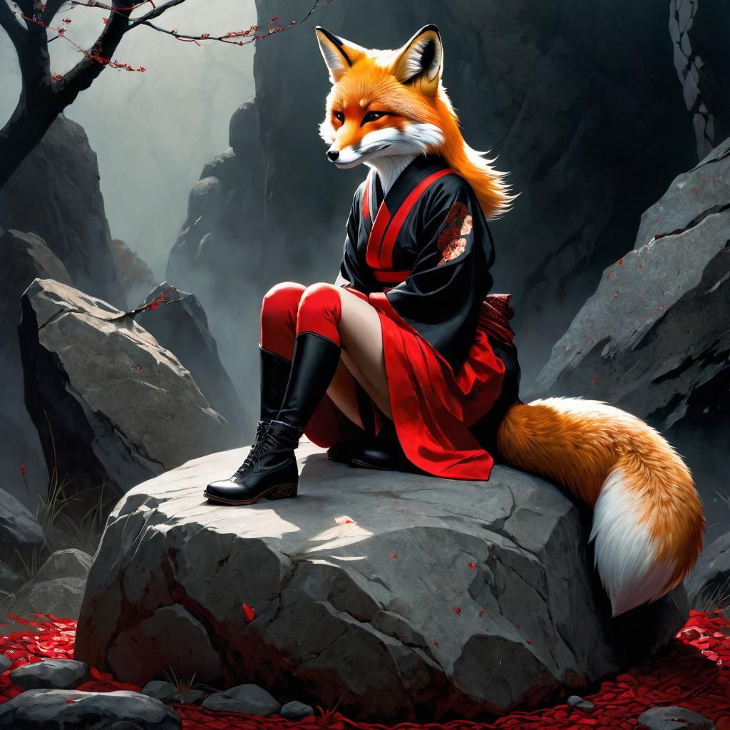 Curse of the fox - AI Generated Artwork - NightCafe Creator