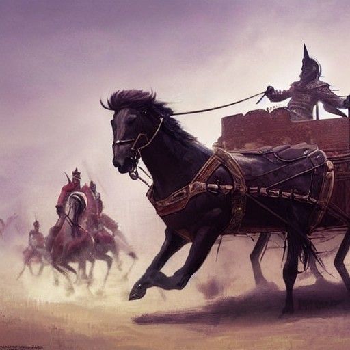 VII The Chariot - AI Generated Artwork - NightCafe Creator