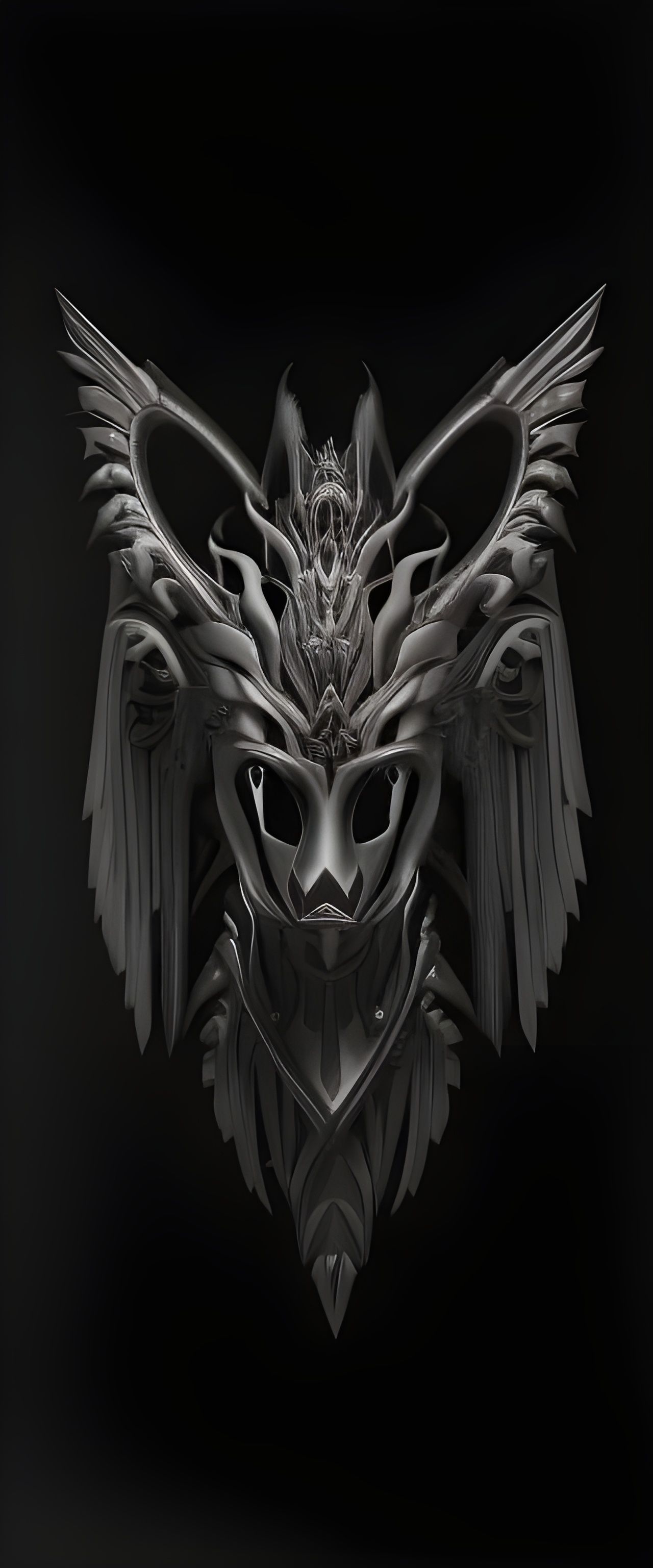 Evil mask Cinema 4D IMAX Horde3D 3ds Max beautiful H.R. Giger Gus... - AI Generated Artwork ...