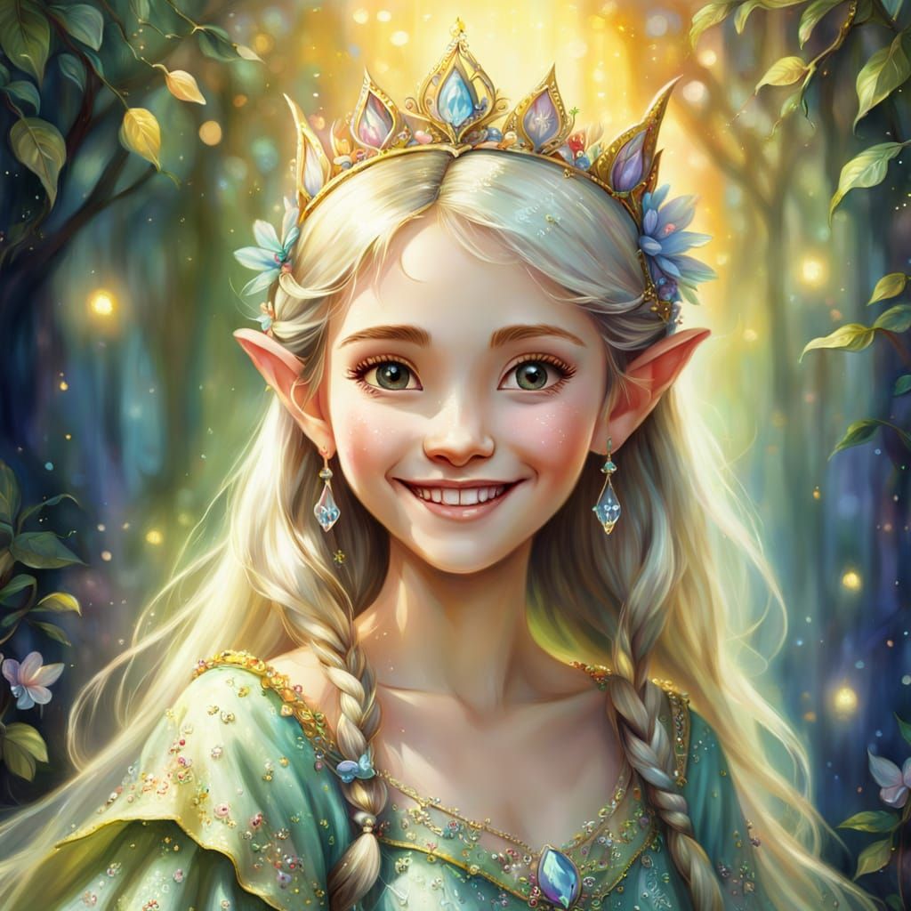 elf princess portrait - elf princess portrait