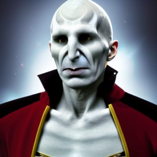 Voldemort as a StarTrek Captain - AI Generated Artwork - NightCafe Creator