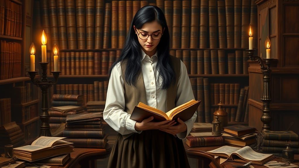 Academic Scholar Studies Ancient Apocryphal Texts ... - AI Art