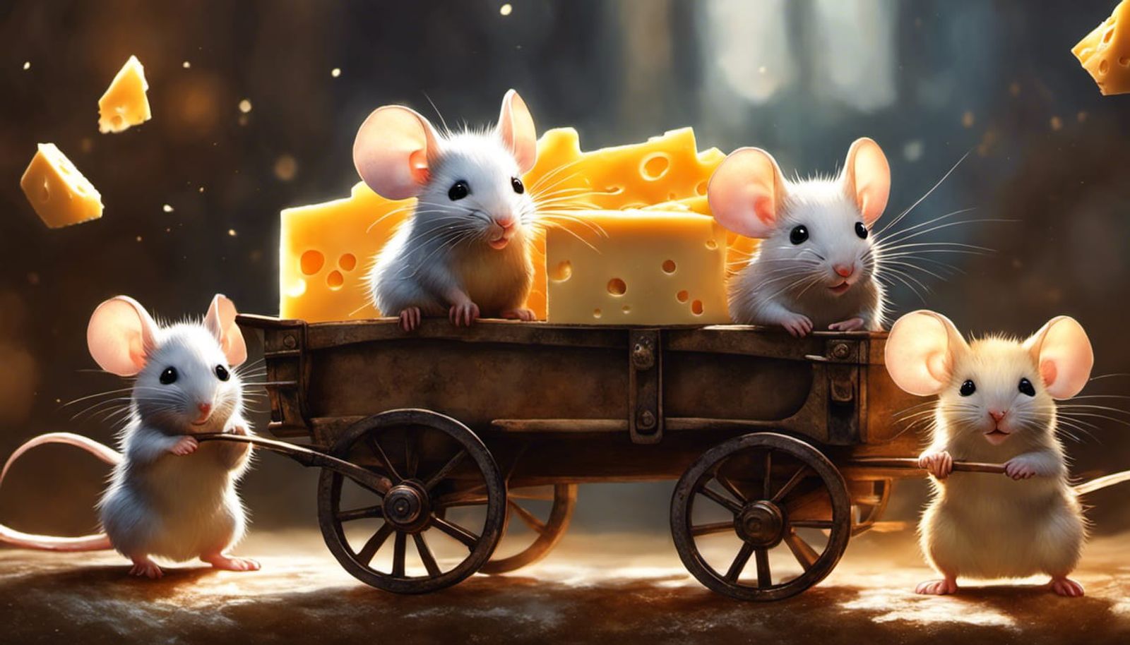 The Great Cheese Factory Heist - AI Generated Artwork - NightCafe Creator