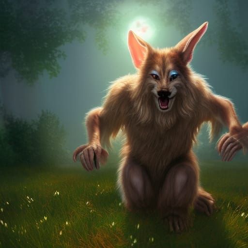 Were-Bunny - AI Generated Artwork - NightCafe Creator