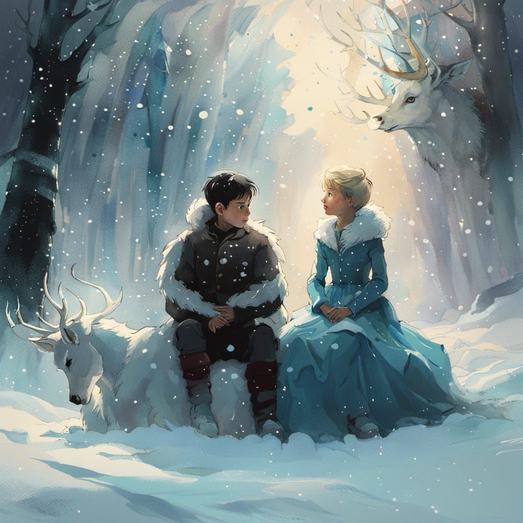 Winter in Narnia - AI Generated Artwork - NightCafe Creator