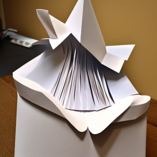 Priest paper sculpture - AI Generated Artwork - NightCafe Creator