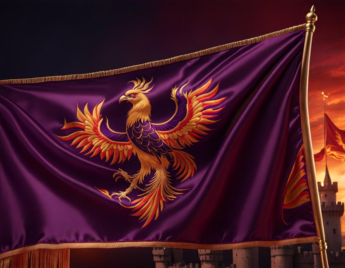 Phoenix Coalition Flag - AI Generated Artwork - NightCafe Creator