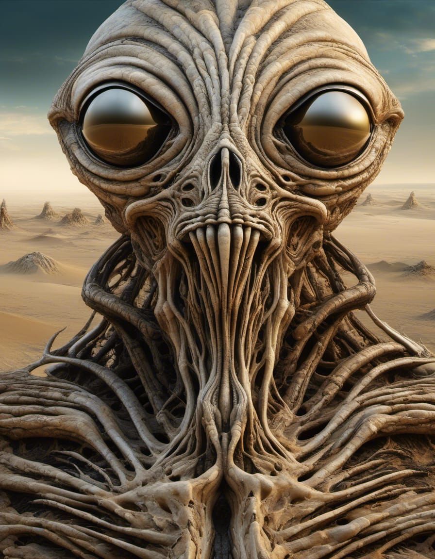 ALIEN LIFE_LIKE SERIES 13 “TRAVERTINE” - AI Generated Artwork ...