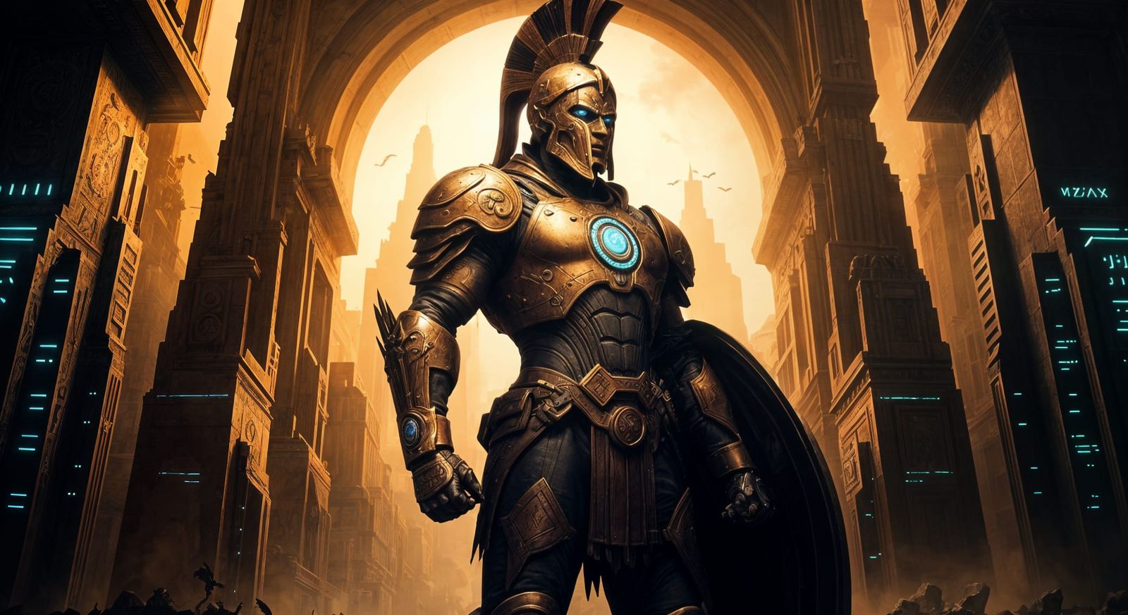 Divine Rust: Ares's Dominion Character Creation Wa... - AI Art