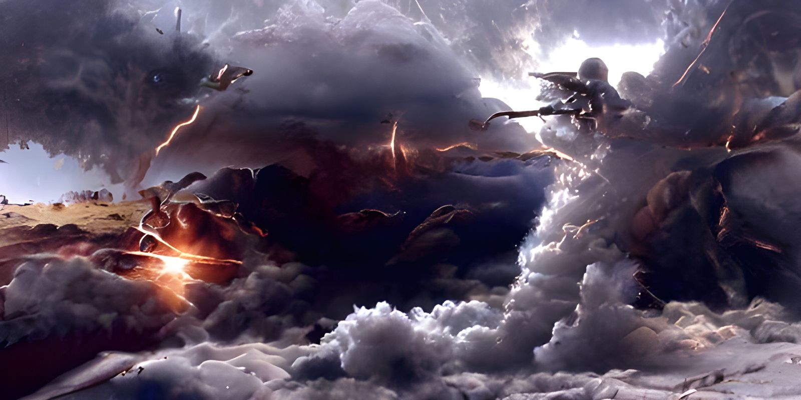 Battlefield in the Sky 2.0 - AI Generated Artwork - NightCafe Creator