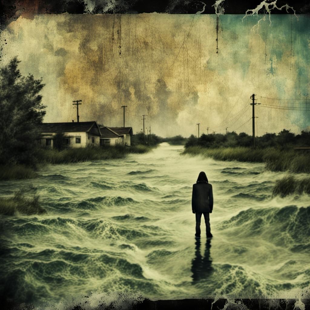 Into the flood again - AI Generated Artwork - NightCafe Creator