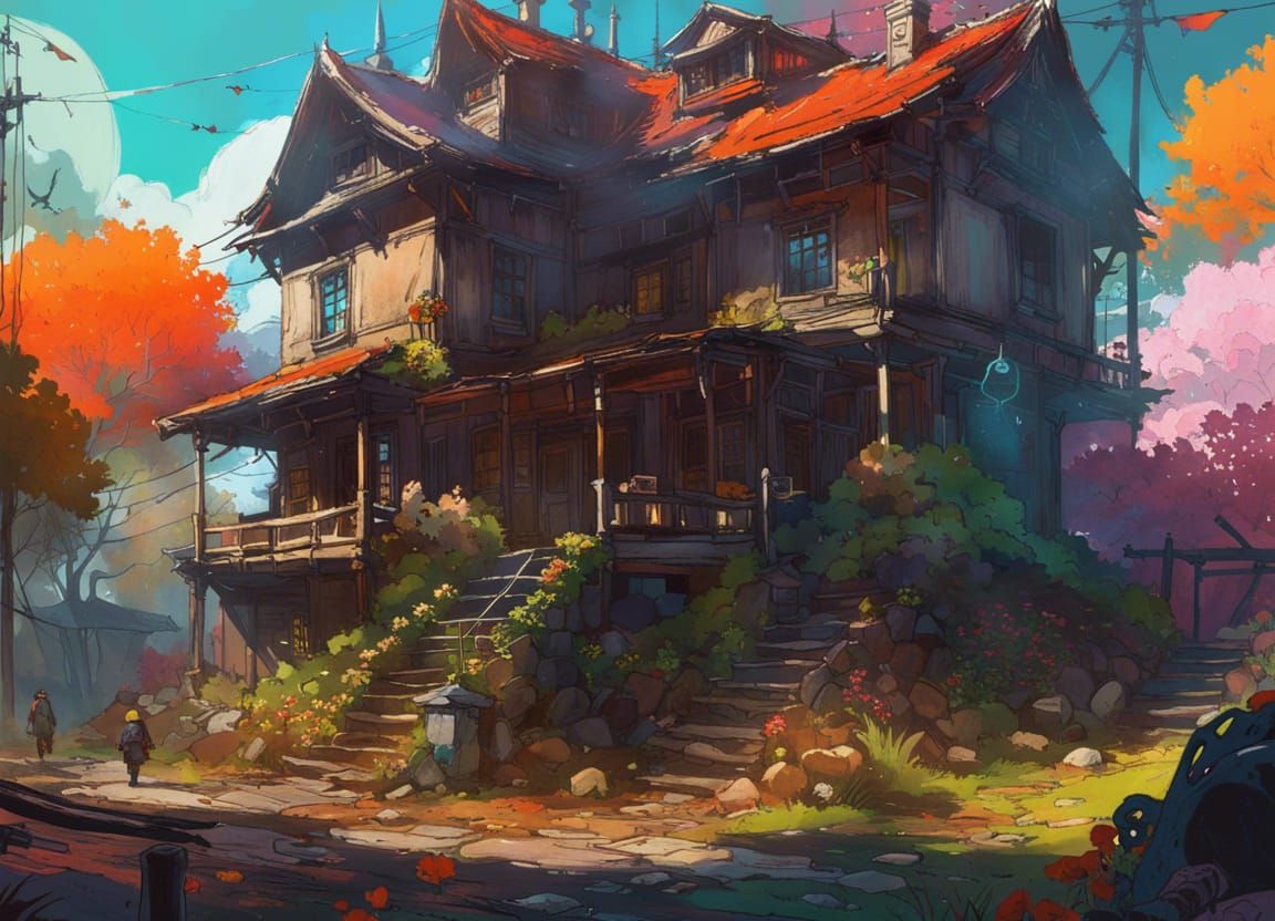 The house of my ancestors - AI Generated Artwork - NightCafe Creator