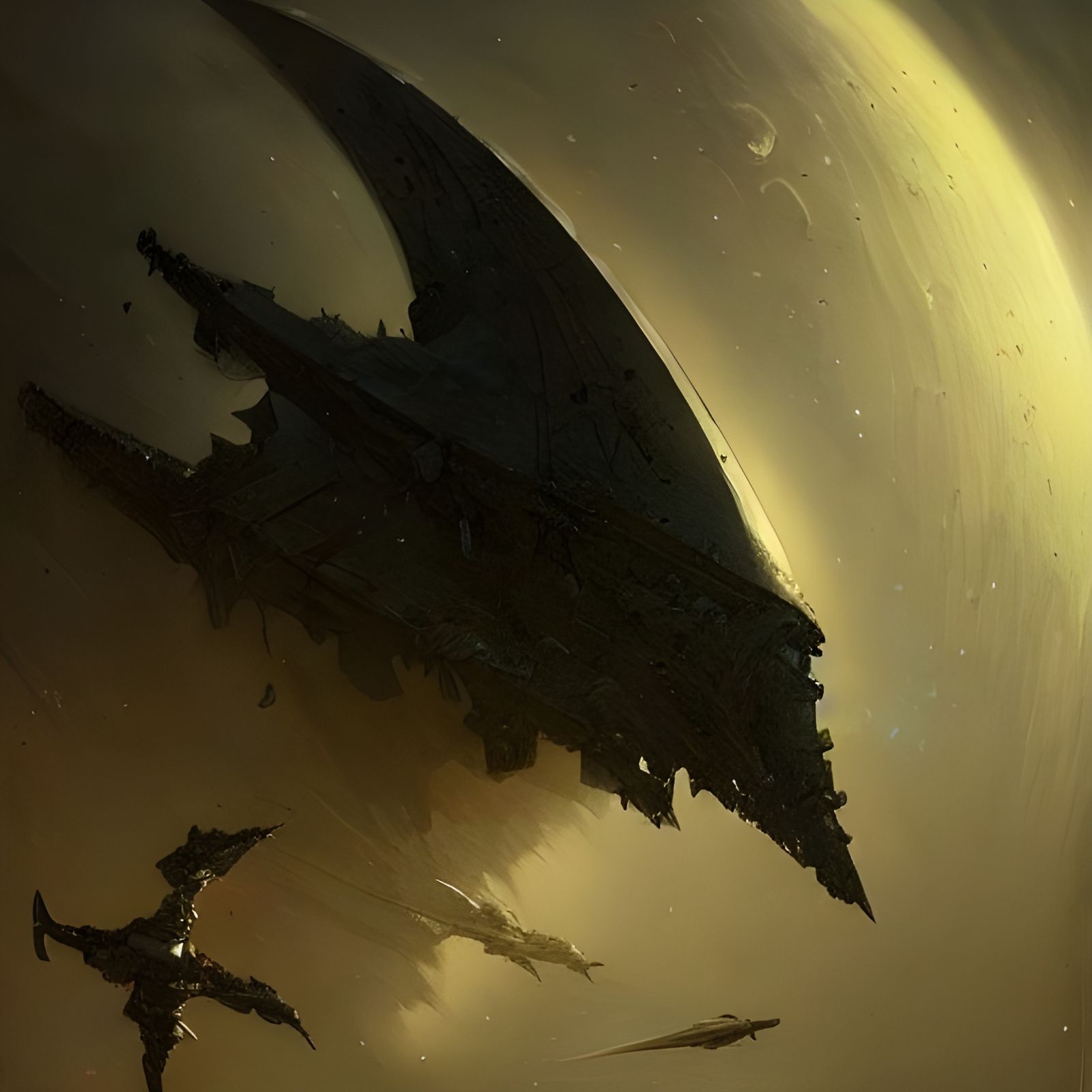 scary spaceship - AI Generated Artwork - NightCafe Creator