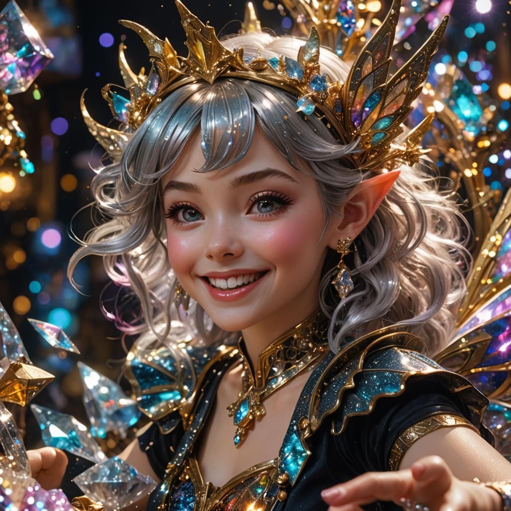 Smiling Pixie - AI Generated Artwork - NightCafe Creator