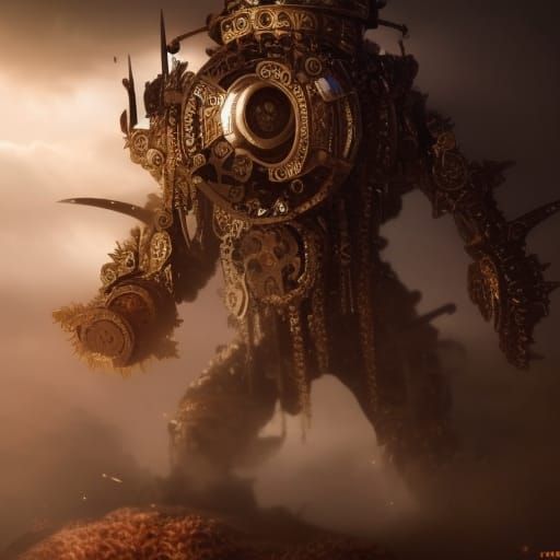 Clockwork knight - AI Generated Artwork - NightCafe Creator