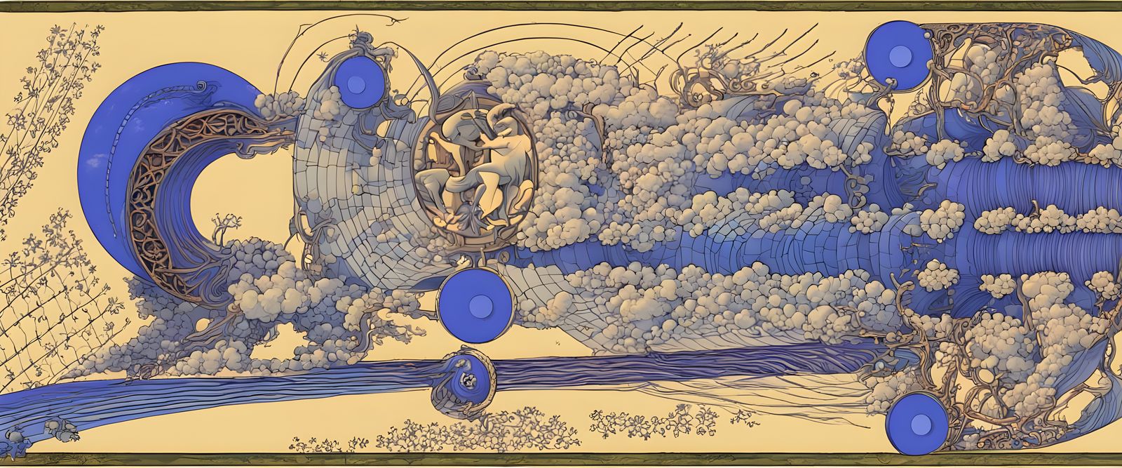 Interdimensional Geometric Patterns in Celtic-Frak... - AI Art