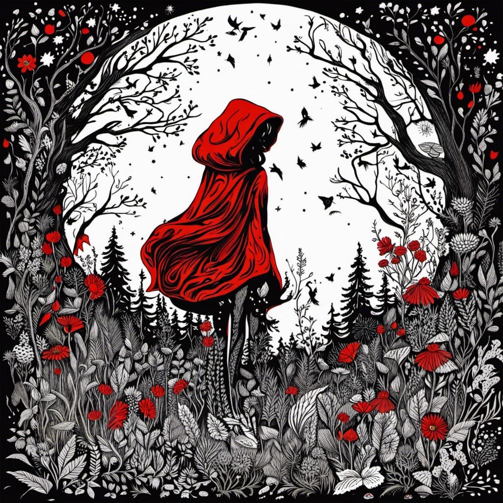 Little red riding hood - AI Generated Artwork - NightCafe Creator