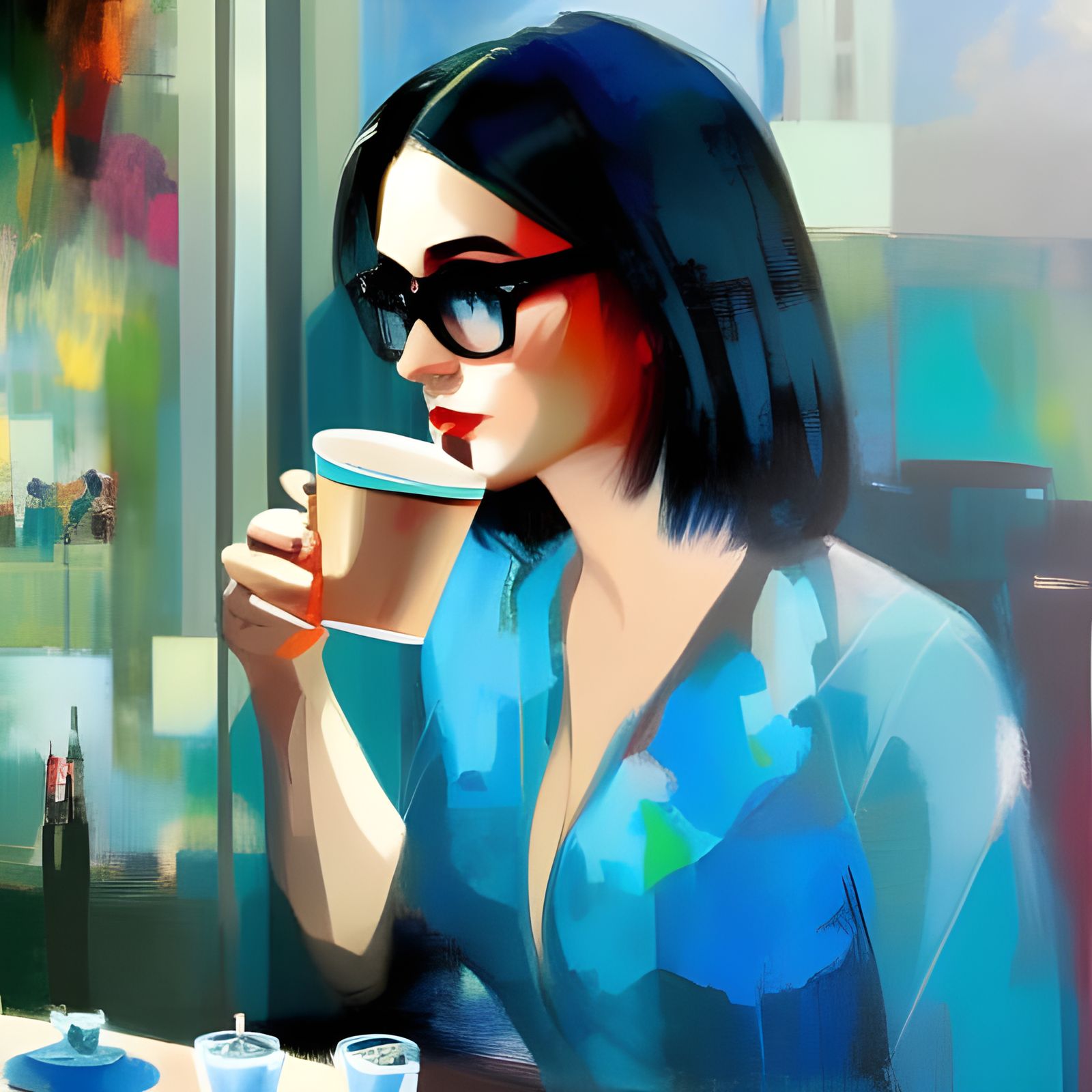 relaxing in the NightCafe - AI Generated Artwork - NightCafe Creator