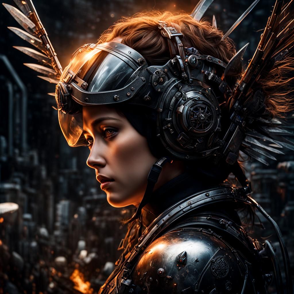 Modern Valkyrie - AI Generated Artwork - NightCafe Creator