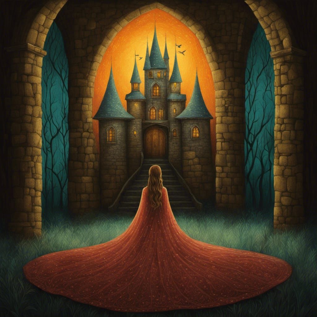 A beautiful princess inside a medieval castle room by Andy Kehoe and ...