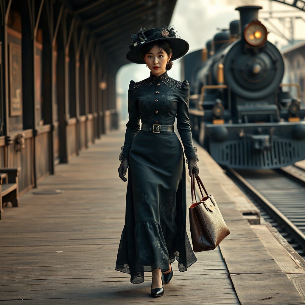 Score_9, score_8_up, score_7_up, masterpice 8k, A Korean beauty in a ...