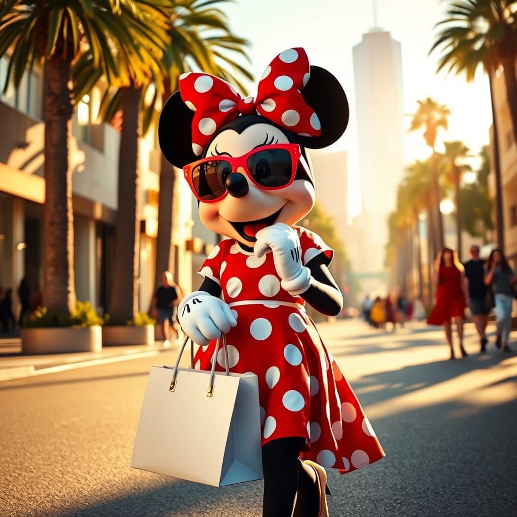 Minnie Mouse - Minnie Mouse Struts Rodeo Drive in Chic Style