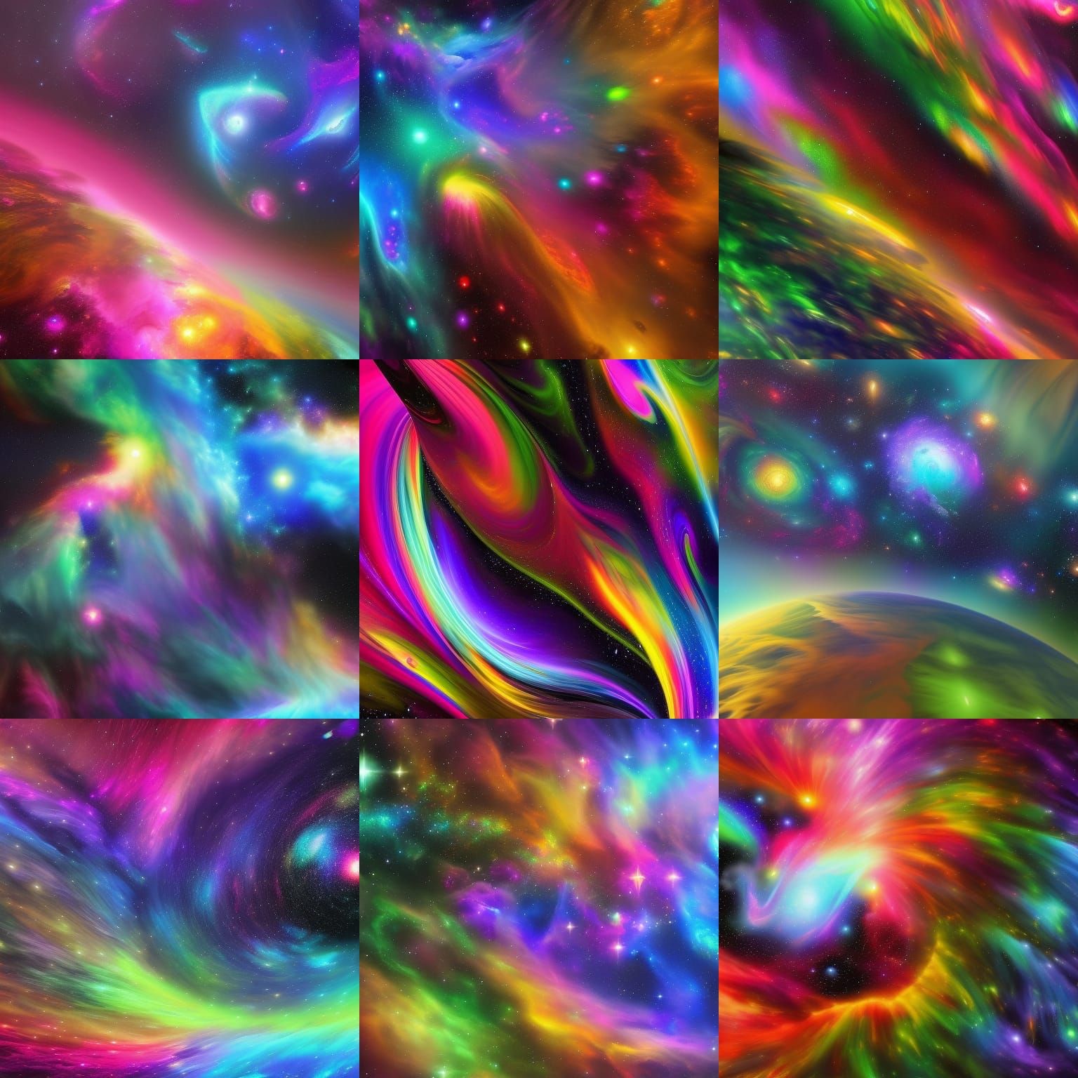 Deep space - AI Generated Artwork - NightCafe Creator