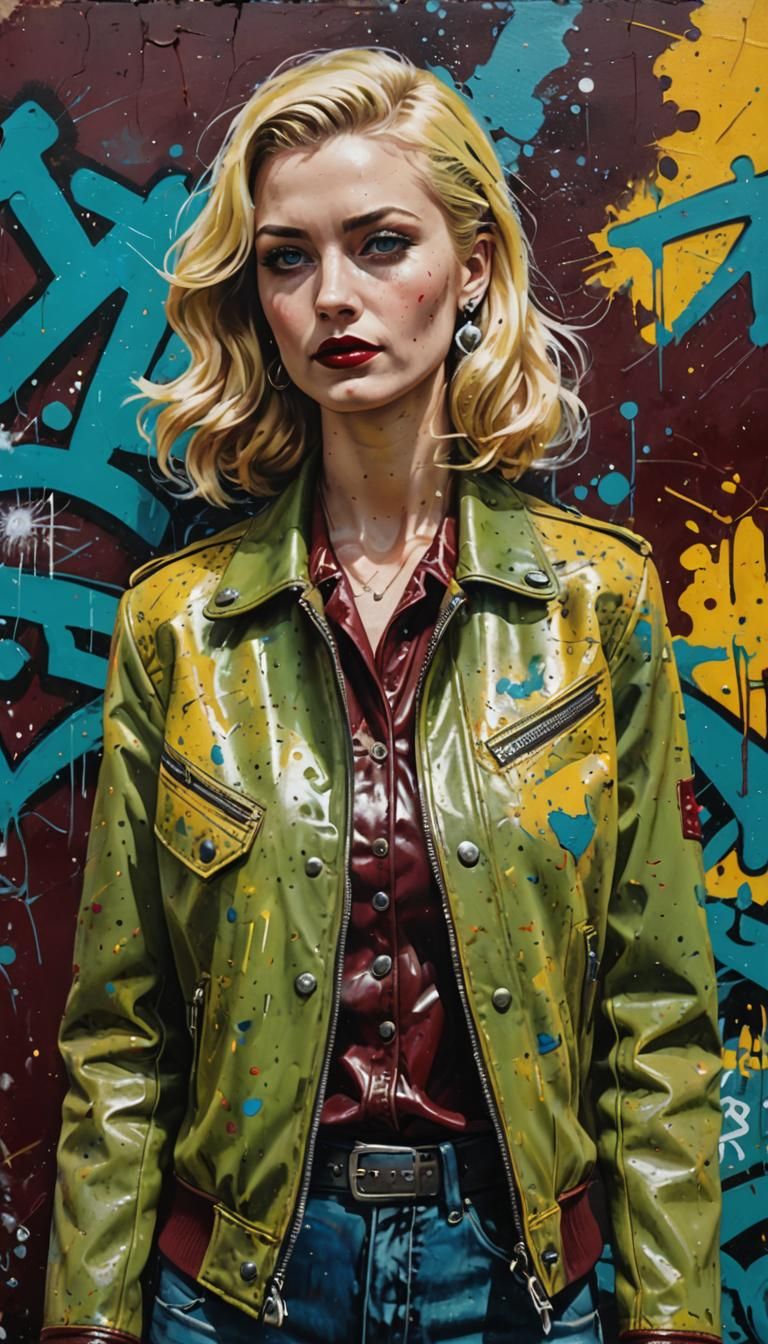 Punk Splatter - AI Generated Artwork - NightCafe Creator