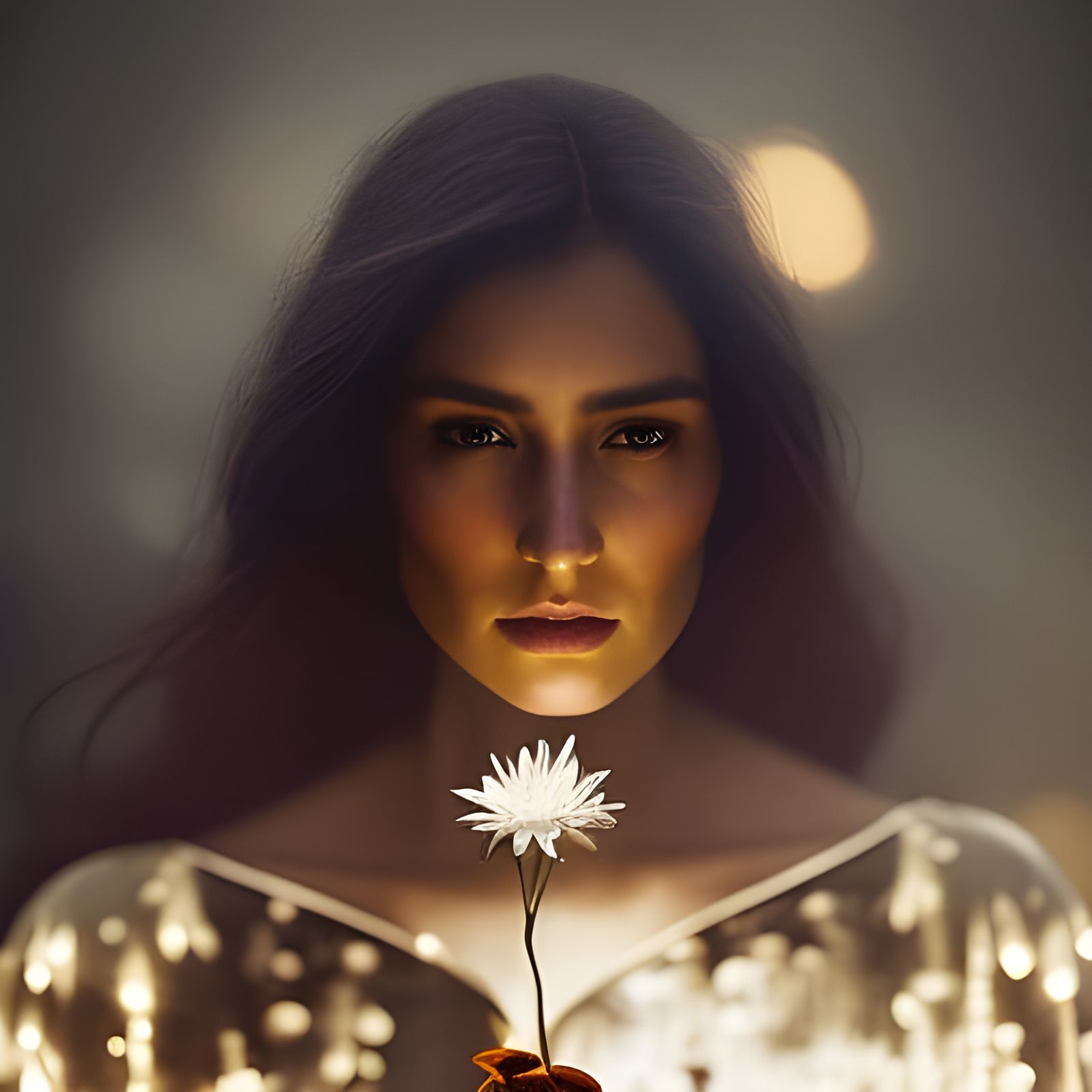 Luminous flower - AI Generated Artwork - NightCafe Creator