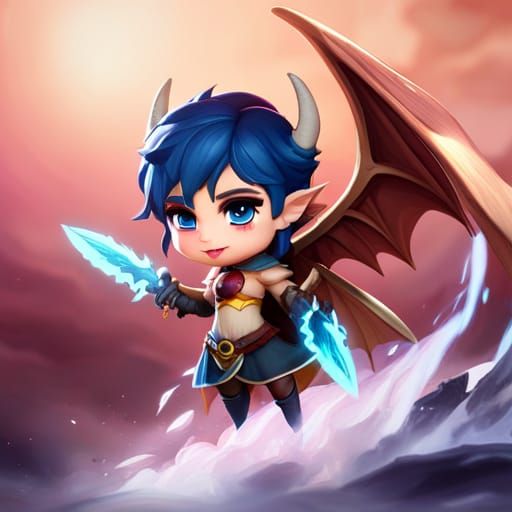 ice dragon sprite - AI Generated Artwork - NightCafe Creator