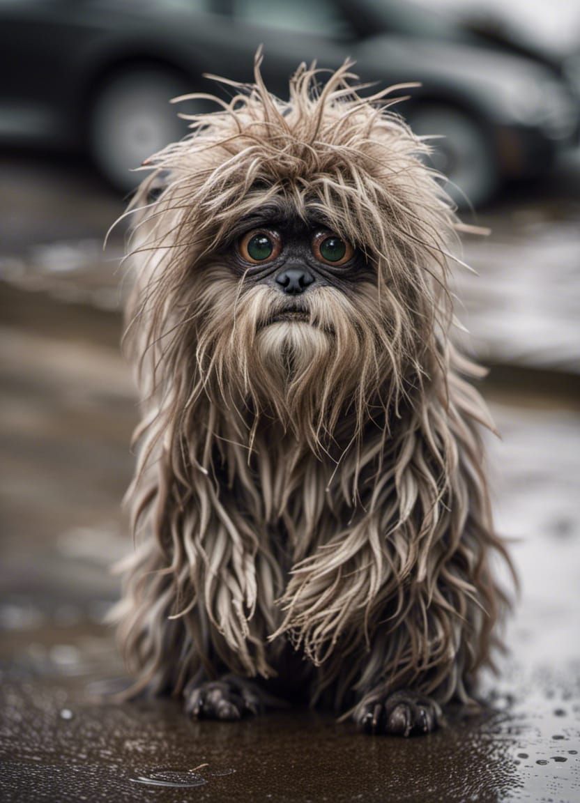 Poor little monster - AI Generated Artwork - NightCafe Creator