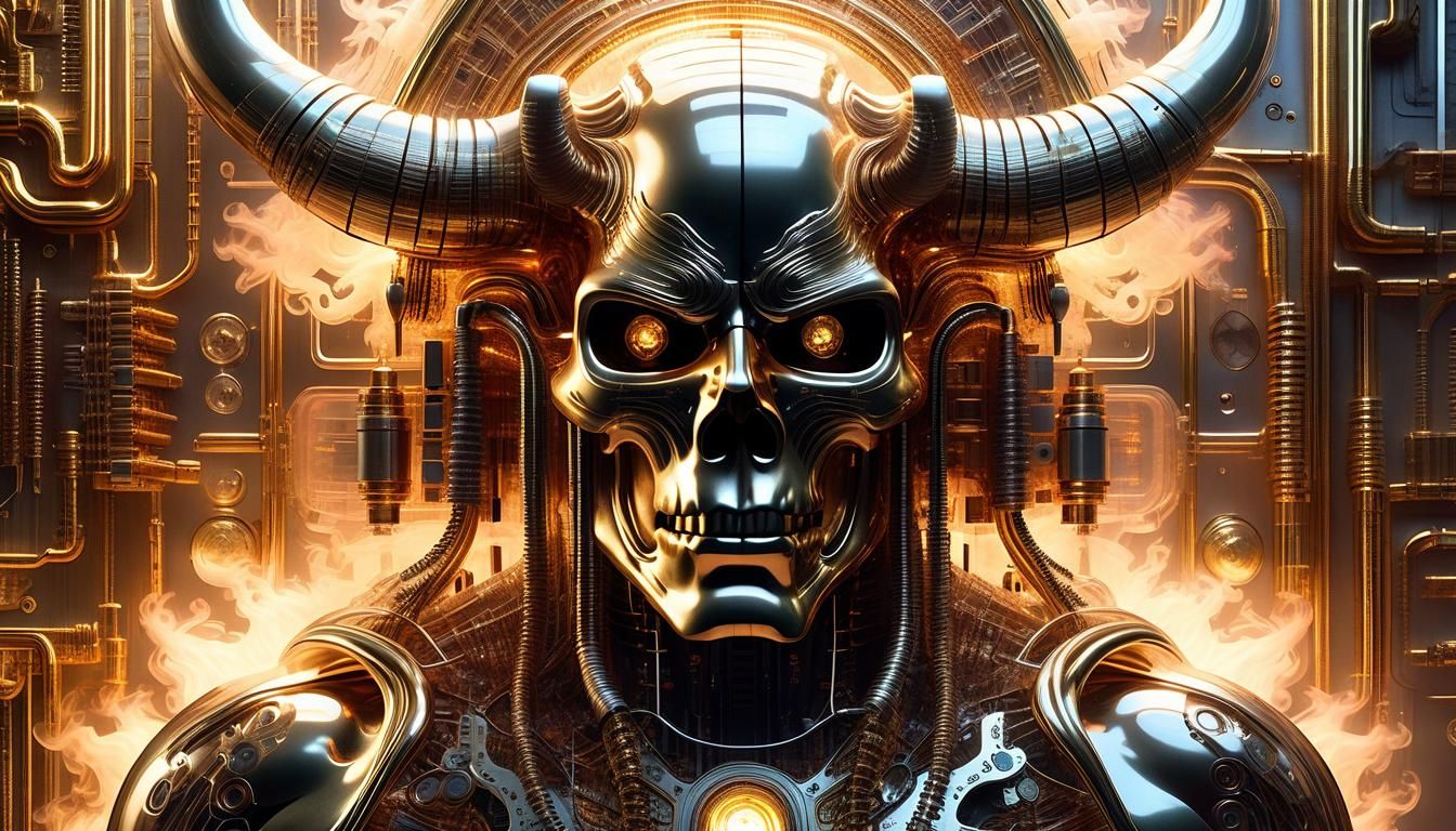 CYBERPUNK MINOTAUR - AI Generated Artwork - NightCafe Creator