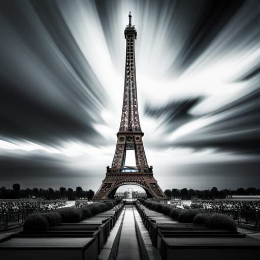 Eiffel Tower - AI Generated Artwork - NightCafe Creator