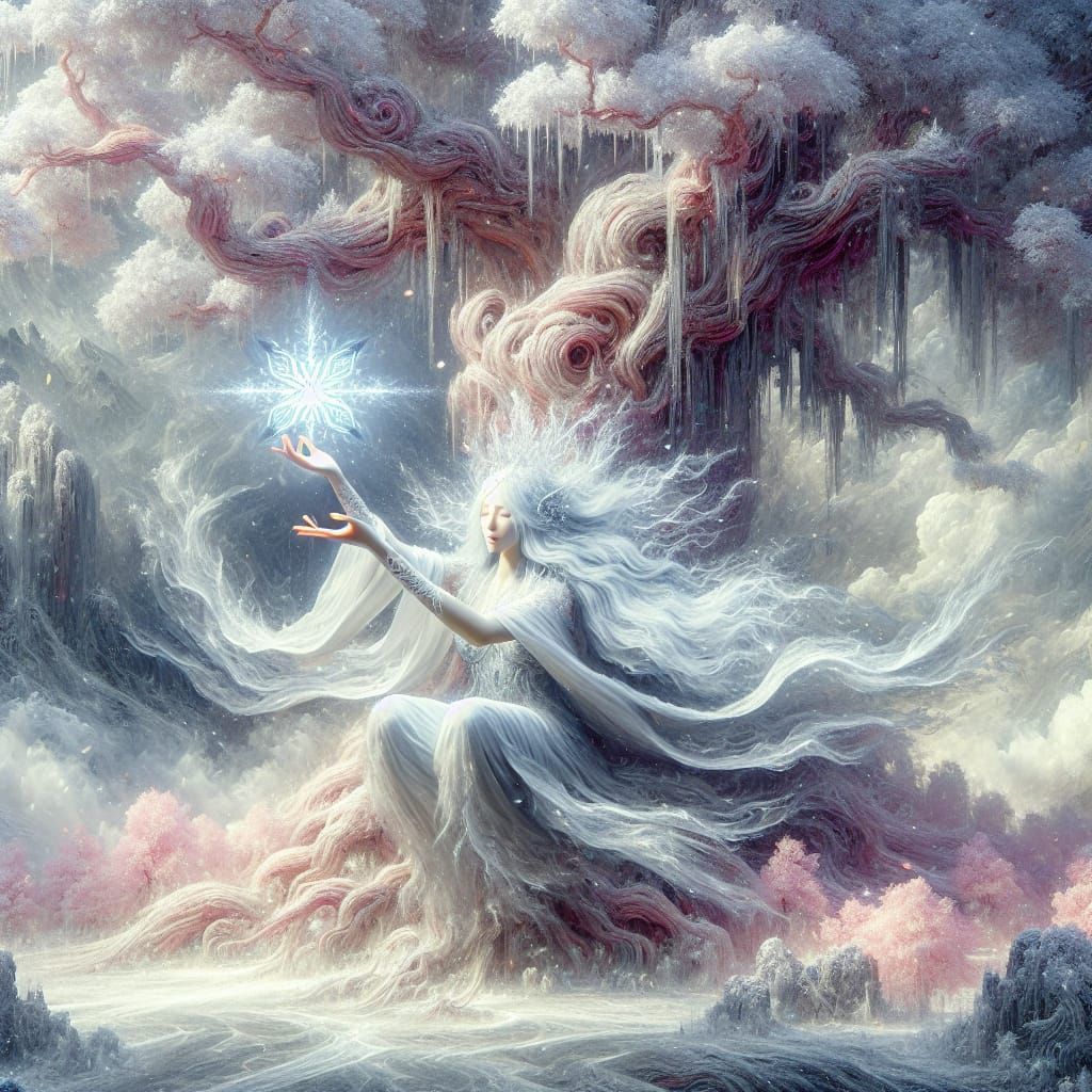 Extreme Closeup, Illustrate a highly detailed matte painting of a ...