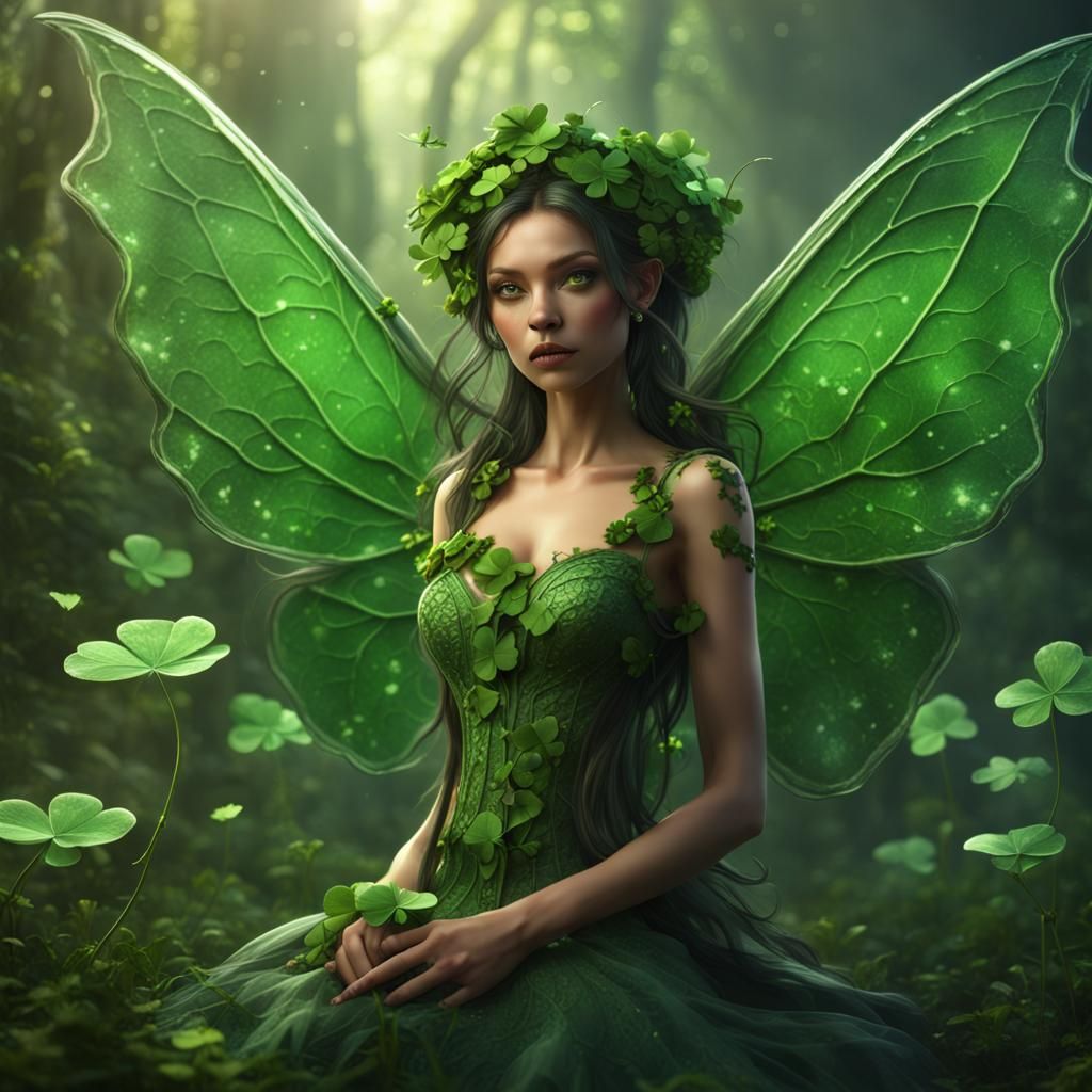 March - St Patrick’s Day - Fairy - AI Generated Artwork - NightCafe Creator
